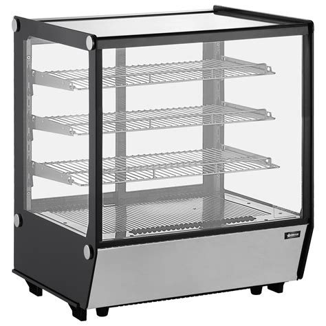 Omcan Rc Cn 0145s 5 28 Countertop Square Refrigerated Display Case 5 Cu Ft 110v Win Depot