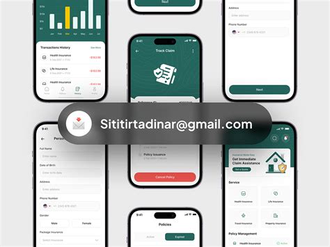 Insurance App UI Kit Behance
