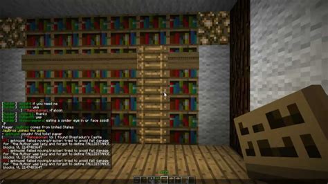 Minecraft Bookshelf Door At Jo Diggs Blog