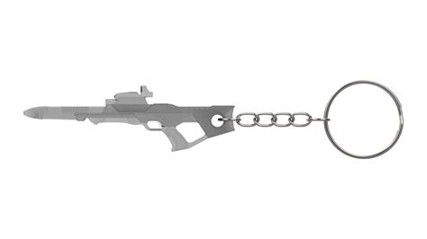 Keychain Type 3 Nemesis Phaser Rifle Star Trek First Conta 3d Model