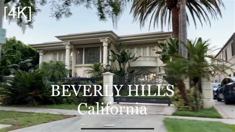 Beverly Hills Los Angeles California Driving Tour 4k Youtube