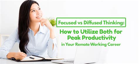 Focused Vs Diffused Thinking How To Utilize Both For Peak Productivity
