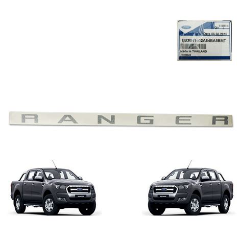 Sticker สติ๊กเกอร์ติดท้าย Ranger ของแท้ ฟอร์ด แรนเจอร์ สีดำ สำหรับ Ford