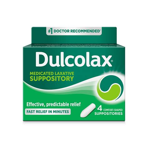 Dulcolax Laxative Suppository For Gentle Overnight High Mart