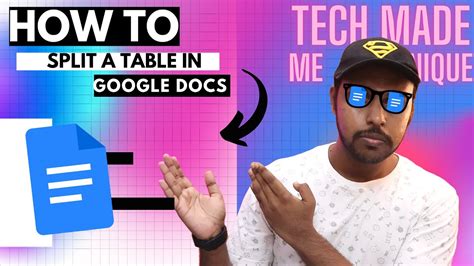 How To Split A Table In Google Docs How To Split Table Cells In