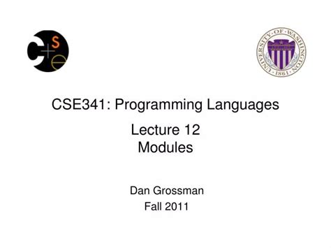Ppt Cse Programming Languages Lecture Modules Powerpoint
