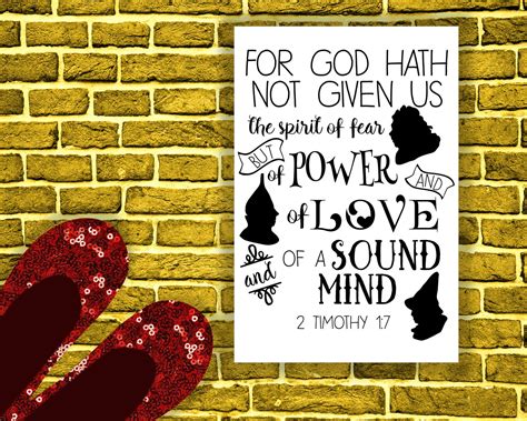 Spirit Of Power Love And Sound Mind Etsy
