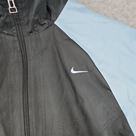 Nike Womans Windrunner Running Shell Jacket Coat Blac… Gem