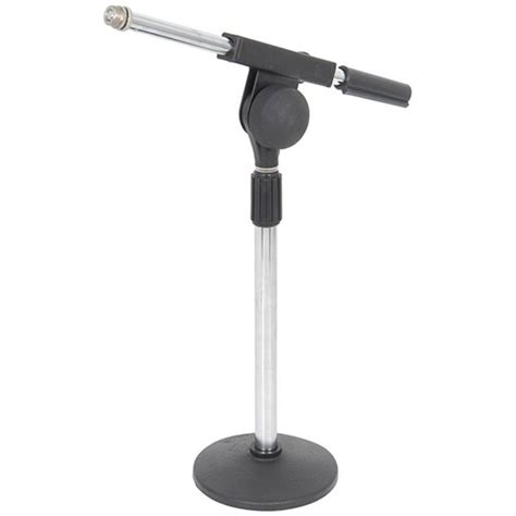 DL Desktop Microphone Stand W Boom Weighted Base