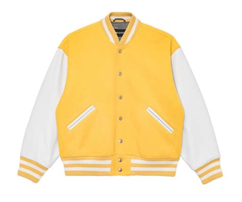 Womens Yellow Varsity Jacket At Zoe Oatley Blog