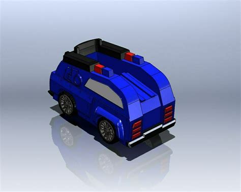 Stl File Paw Patrol Vehicle Patrol Chase・3d Printer Design To