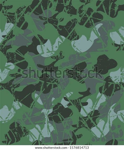 Millitary Pattern Texture Vector Illustration Stock Vector Royalty
