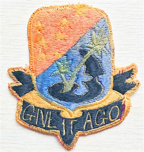 Ww2 Us 271st Field Artillery Patch B