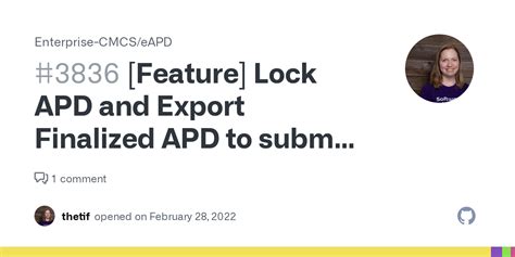 Feature Lock Apd And Export Finalized Apd To Submit To Cms State