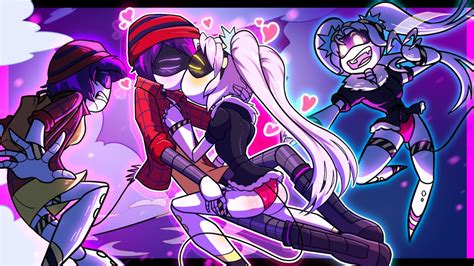 N X Uzi And A X Jnx Sus Serial Lovers Murder Drones Comic Dub Youtube