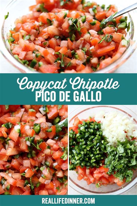 Copycat Chipotle Pico De Gallo ~ Recipes