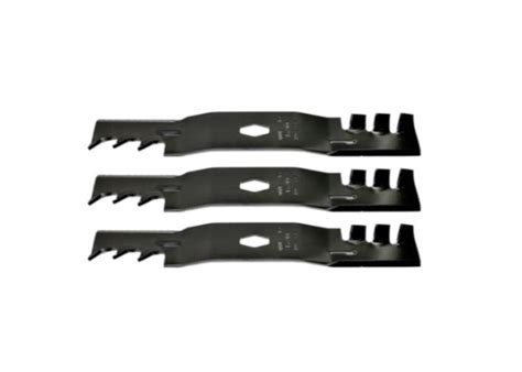 Cub Cadet Zts1 50 Gator Style Mulch Blades Replaces S Shape Set Of 3 Mowerdeckpartsplus