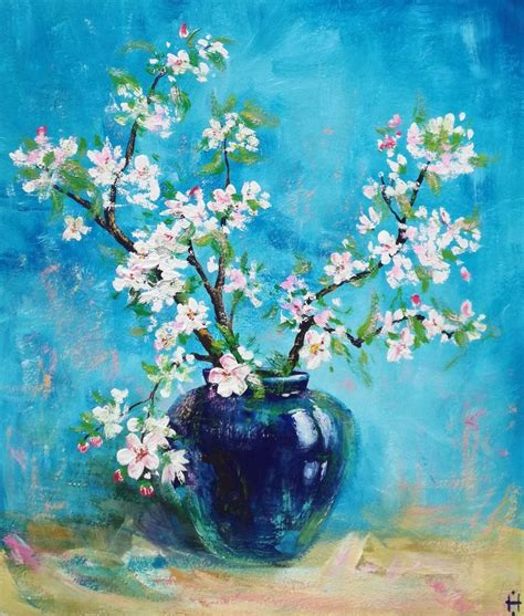 Пин на доске Flower Цветочные картины Художественные идеи Картины