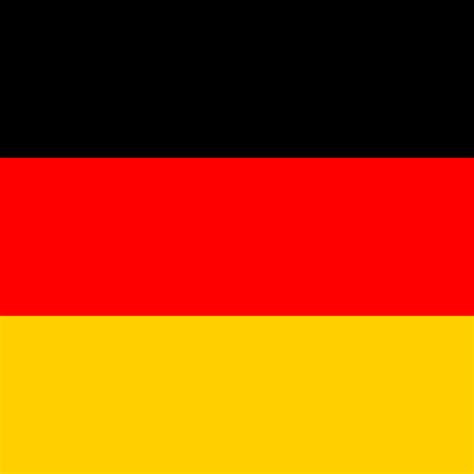 Colores oficiales de la bandera de alemania ilustración vectorial