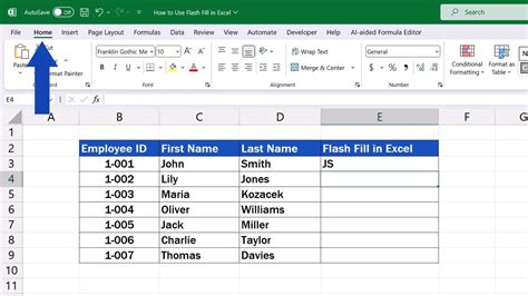 How To Use Flash Fill In Excel Easyclick Academyeasyclick Academy