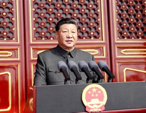 习近平主席对国庆节阅兵发表讲话