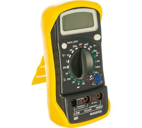 Цифровой мультиметр IEK Master MAS830L TMD-3L-830 3669447 - выгодная ...