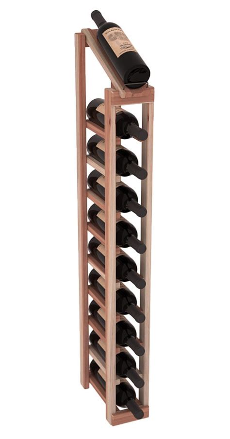 Wine Racks America® Redwood 1 Column 10 Row Display Top Kit Unstained