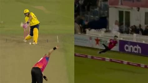 Watch Dinesh Karthik Ben Stokes Blown Away As Brad Currie Takes Best