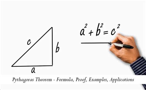 pythagoras theorem formula proof examples applications