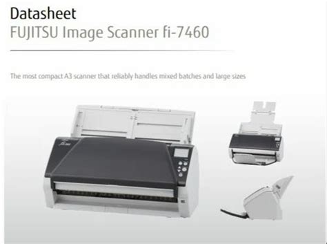 Fujitsu Fi 7460 Scanner At ₹ 220000piece Fujitsu Image Scanners In