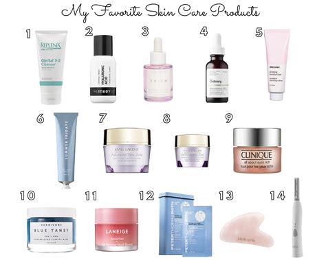 My Current Favorite Skin Care Products Sincerely K