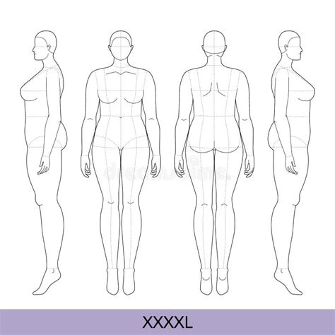 Plus Size Fashion Model Template