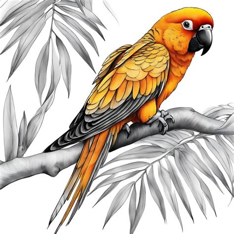 Premium Ai Image Sun Conure