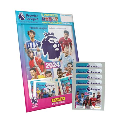 Buy 2023 24 Panini Premier League Stickers Mega Starter Pack