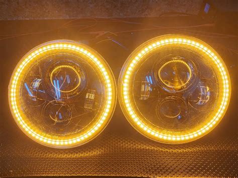 Used Oracle 2007 2018 Jeep Wrangler Jk Switchback Led Halo Headlights