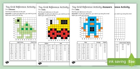 👉 Toy Grid Reference Activity Sheet Twinkl Ks1