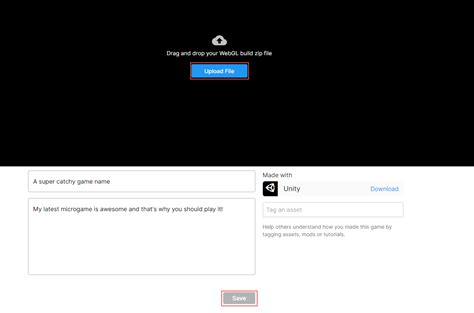 when i try to publish my game into unity play i see the error something went wrong failed to