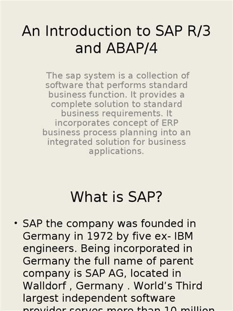 PDF An Introduction To SAP ABAP DOKUMEN TIPS