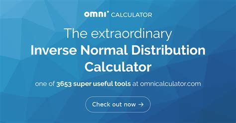 Inverse Normal Distribution Calculator