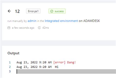 Variable Erroractionpreference Always Gets Treated As Stop Powershell Universal Ironman