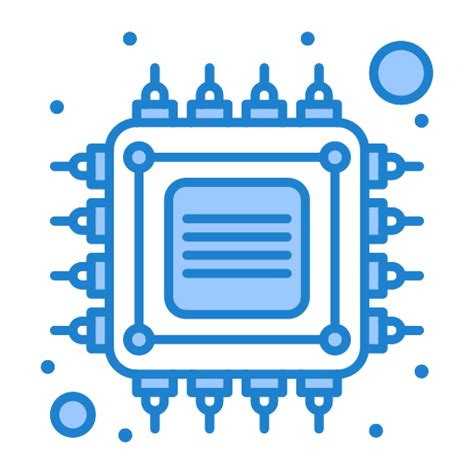 Chip Generic Blue Icon