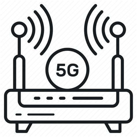 Wifi Modem Router Internet Network 5g Technology Icon Download On Iconfinder