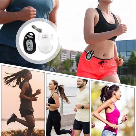 Lxjngsj Large Digital Display Easy To Read Clip On Simple Step Counter 3d Pedometer For Walking
