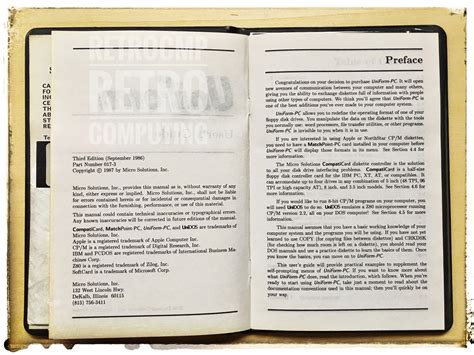 Software Micro Solutions Uniform Pc Retrocmp Retro Computing