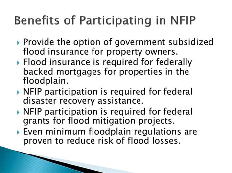 PPT Floodplains FEMA And National Flood Insurance Program NFIP