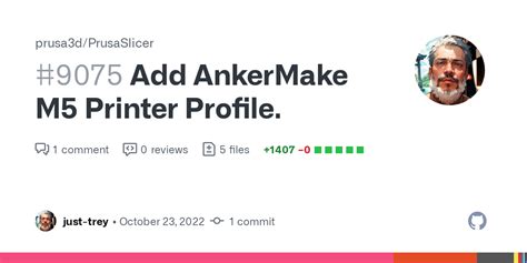 Add Ankermake M5 Printer Profile By Just Trey · Pull Request 9075