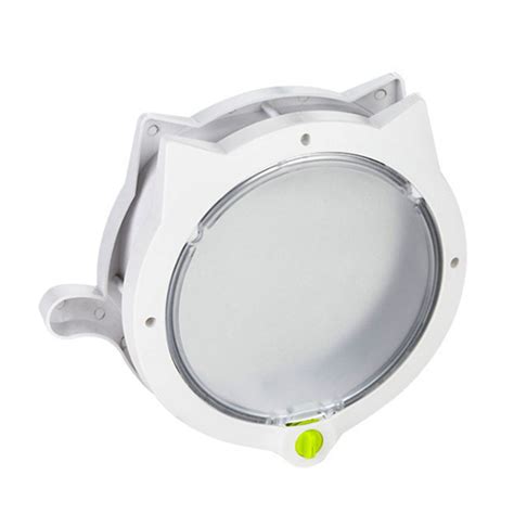 Cat Flap Door Magnetic 4 Locking Modes Safe Plastic Automatic Cat Door