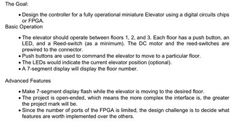 Elevator Logic Circuit Diagram Total Circuit Architecture Of