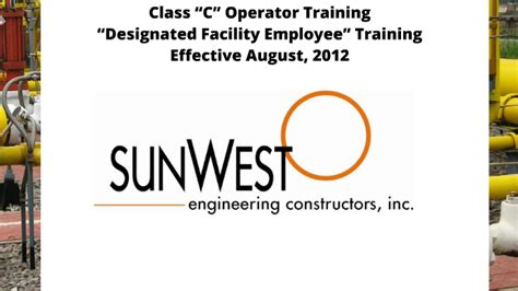 Class C Operator Training For Dispensing Facilities By Spencer Kissick