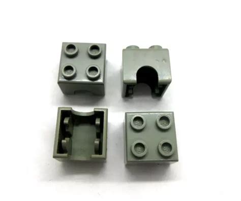 Lego Technic Piston 2 X 2 Block No 3652 Old Light Grey X4 £3 00
